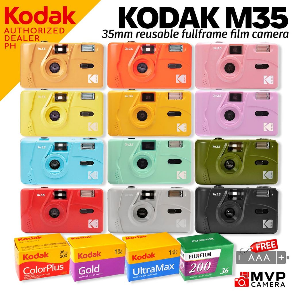 [FILM BUNDLES] KODAK M35 Reusable Film Camera 135 35mm Full Frame ...