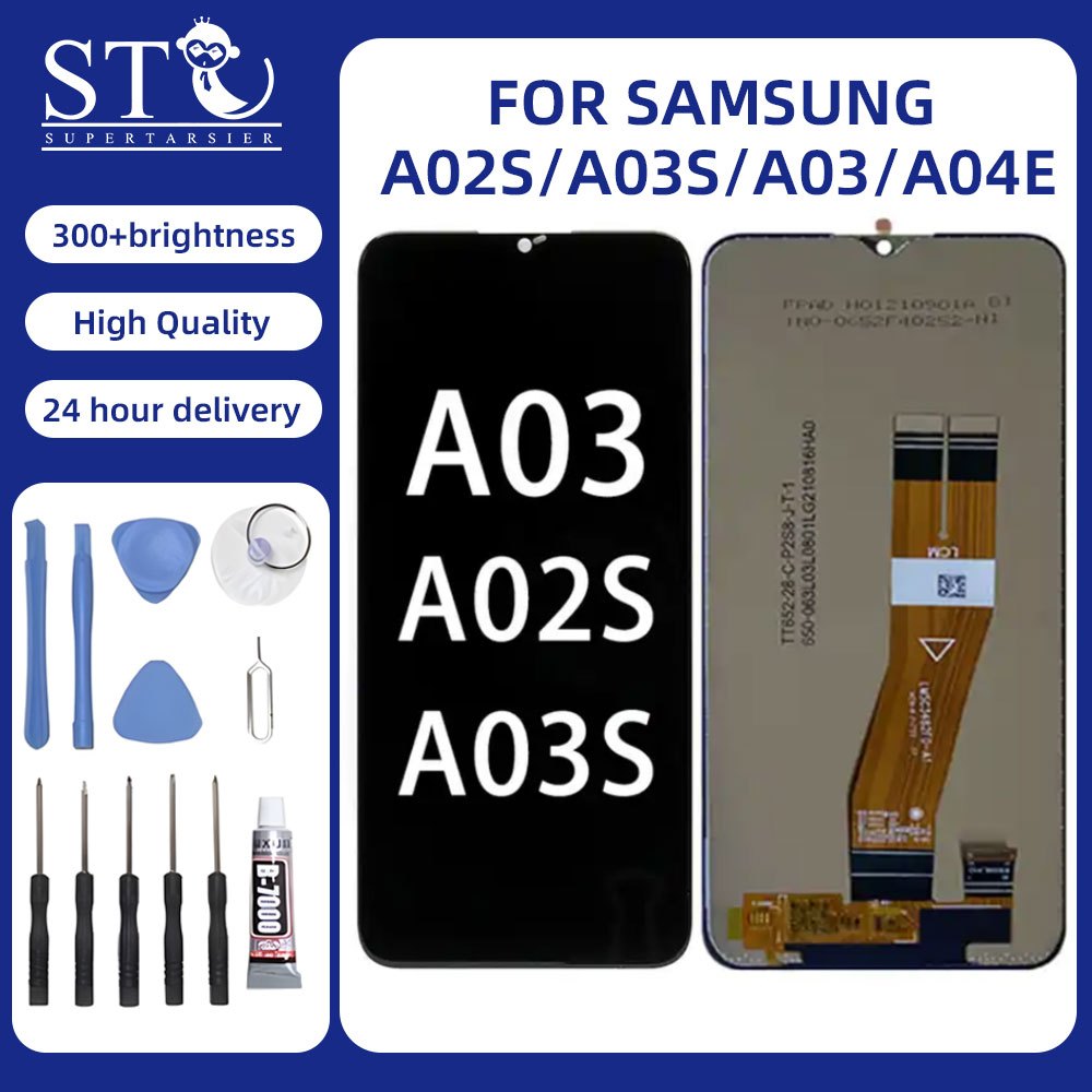 100% Tested LCD for Samsung Galaxy A02S/A03S/A03/A04E Original High ...