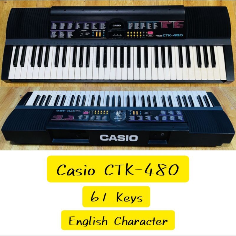 Casio CTK-480 (61 Keys) Japan Surplus Keyboard Piano | Shopee Philippines