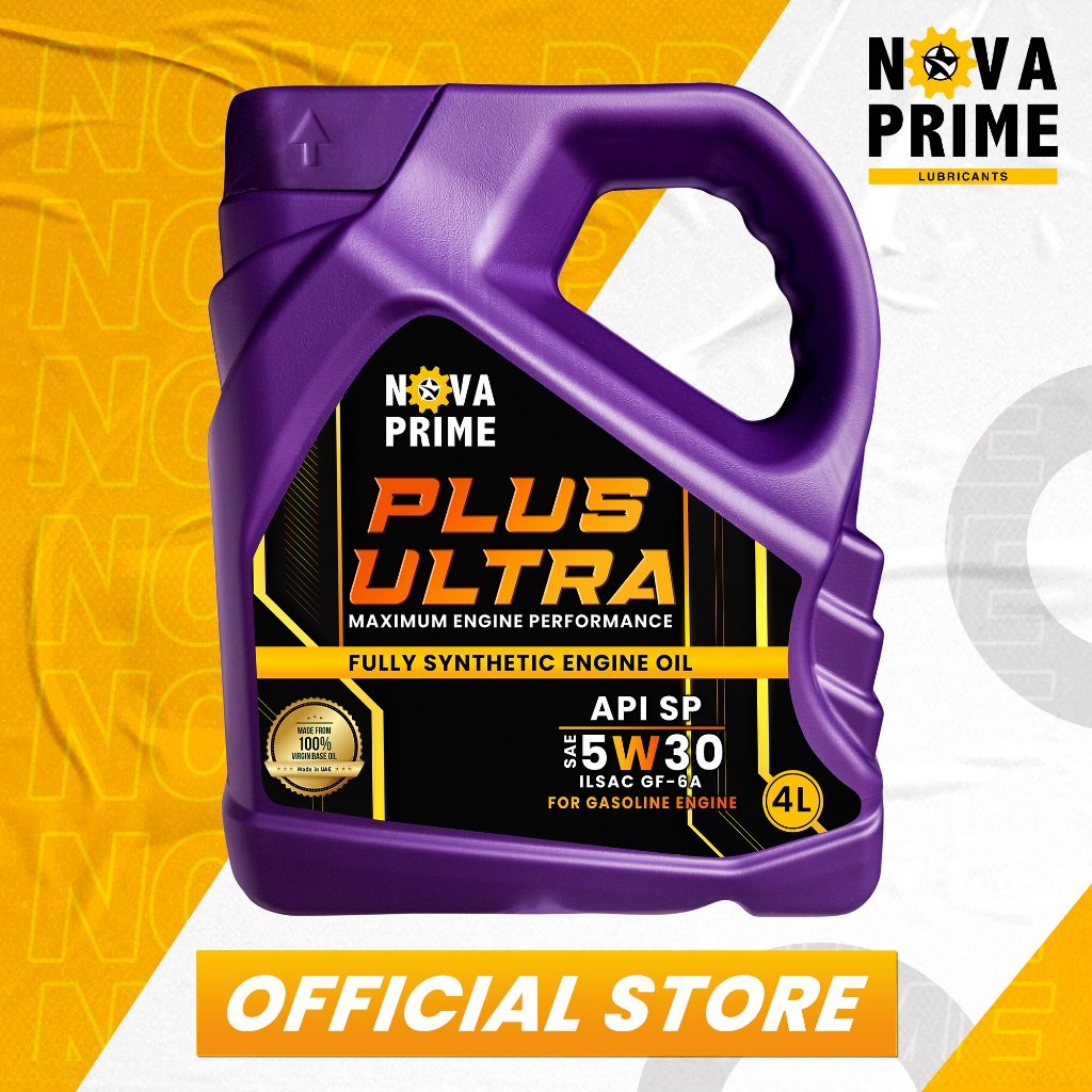 Nova Prime Plus Ultra Fully Synthetic Engine Oil 1GL | Shopee Philippines