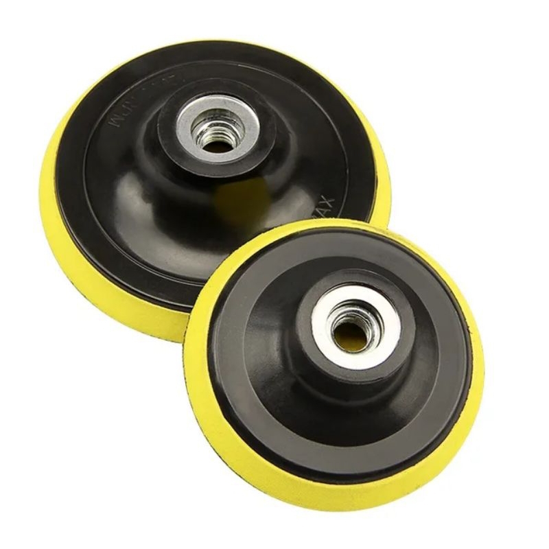 Backing Pad for Grinder, Velcro Backing Pad (4inch, 5inch, M10 adaptor ...