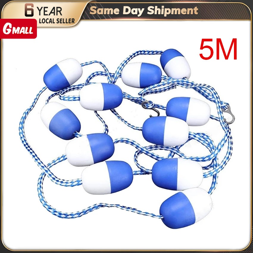 【Fast Delivery】 5m Swimming Pool Safety Separation Line with Floats ...