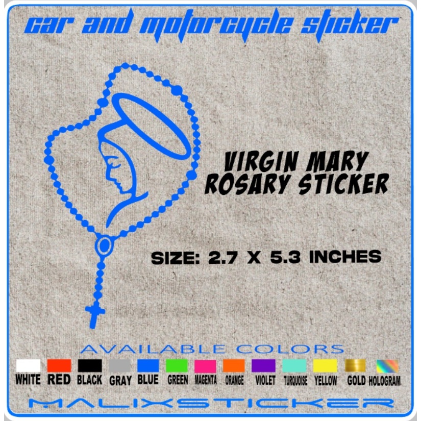 Rosary Sticker Decals | Shopee Philippines