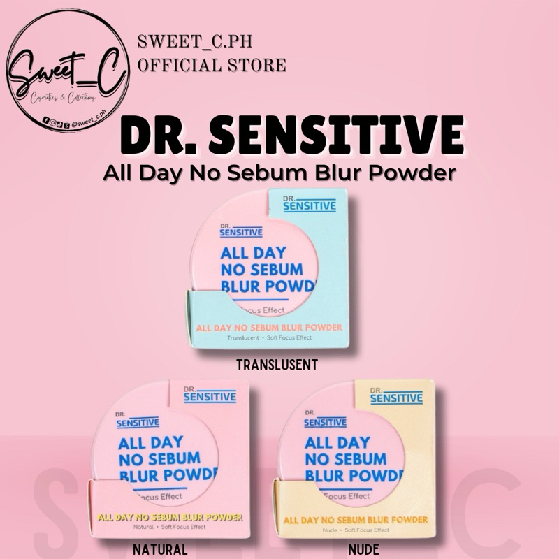 Dr. Sensitive All Day No Sebum Blur Powder 25g | Shopee Philippines