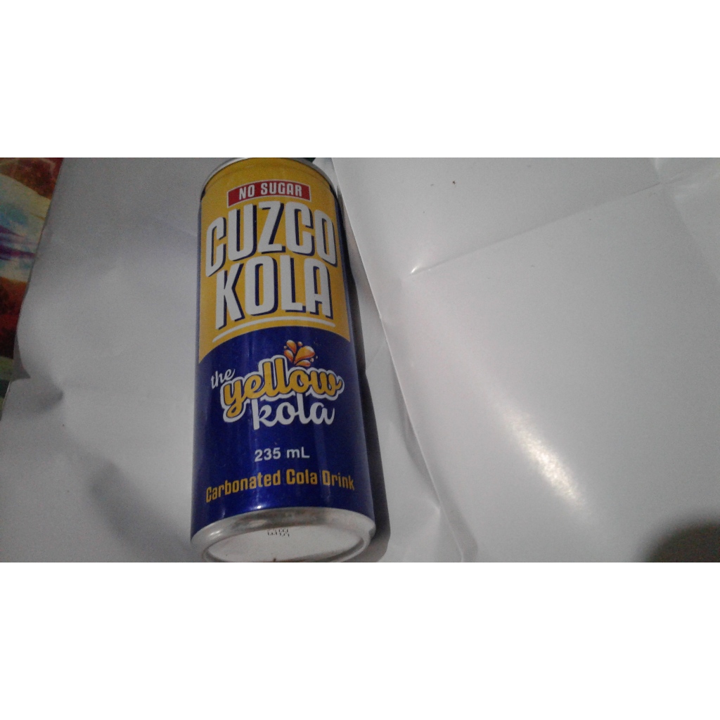 CUZCO COLA YELLOW DRINK READY 1 ONE PIECE CAN KIDS school TEEN HALAL NO ...