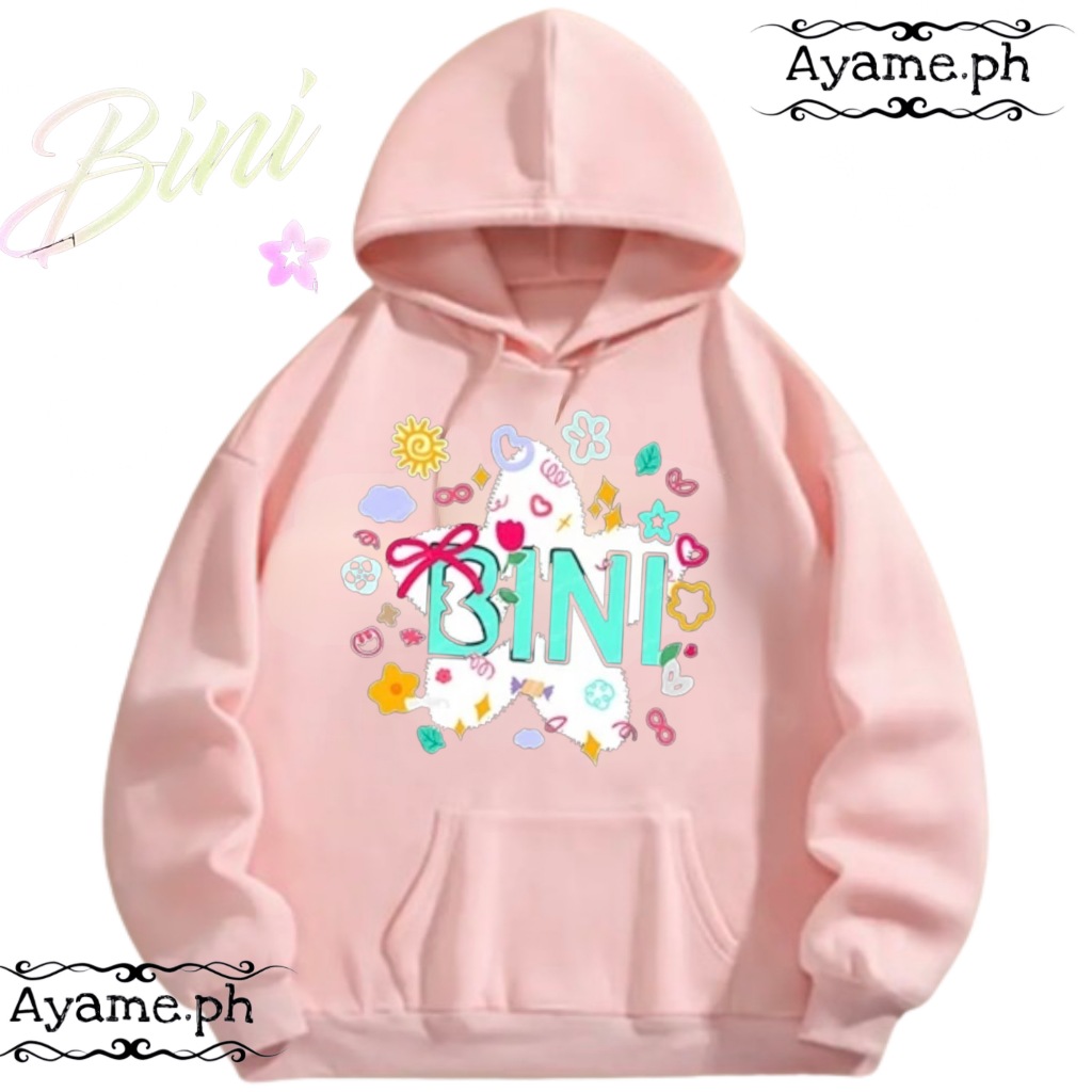 BINI hoodie jacket unisex blooms aesthetic minimalist statement unisex ...