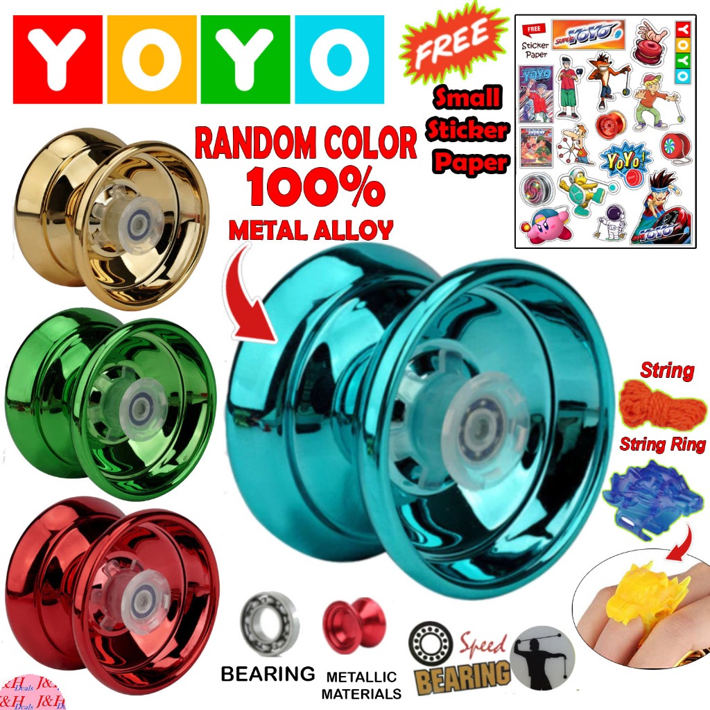 YOYO Metal Alloy Yoyo Master Yoyo Master toy for kids | Shopee Philippines
