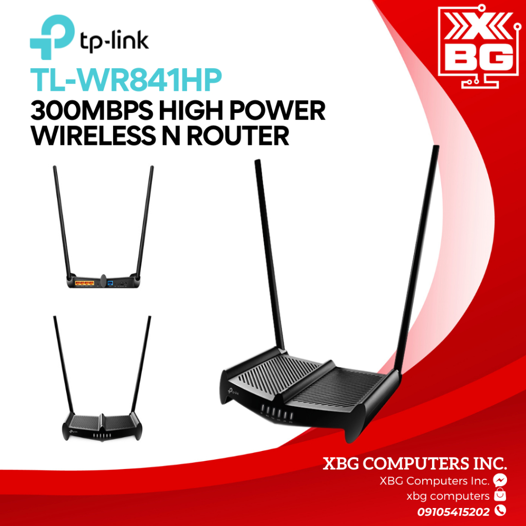 TP-LINK TL-WR841HP 300Mbps High Power Wireless N Router | Shopee ...