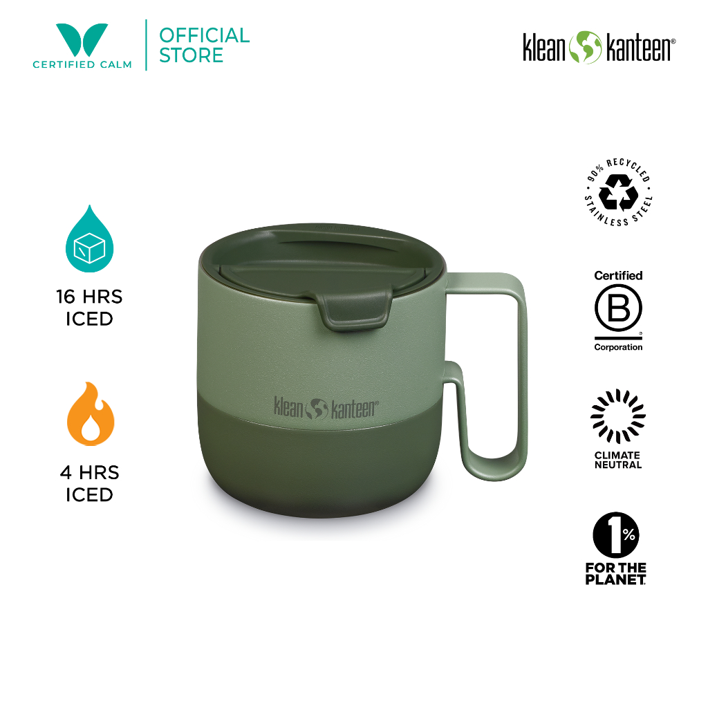 Klean Kanteen 14oz Rise Mug (w/ Flip Lid) | Shopee Philippines