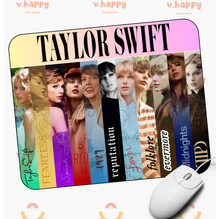 TAYLOR SWIFT Inspired Fan Art Collection Personalized Computer Mouse ...