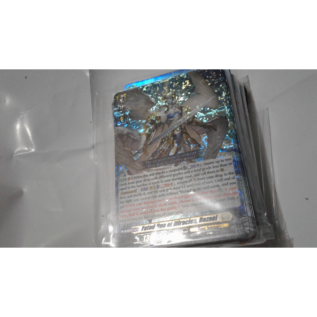 RRR FATED ONE OF MIRACLES REZAEL VANGUARD CARD FATED CLASH DZ BT 1 ONE ...