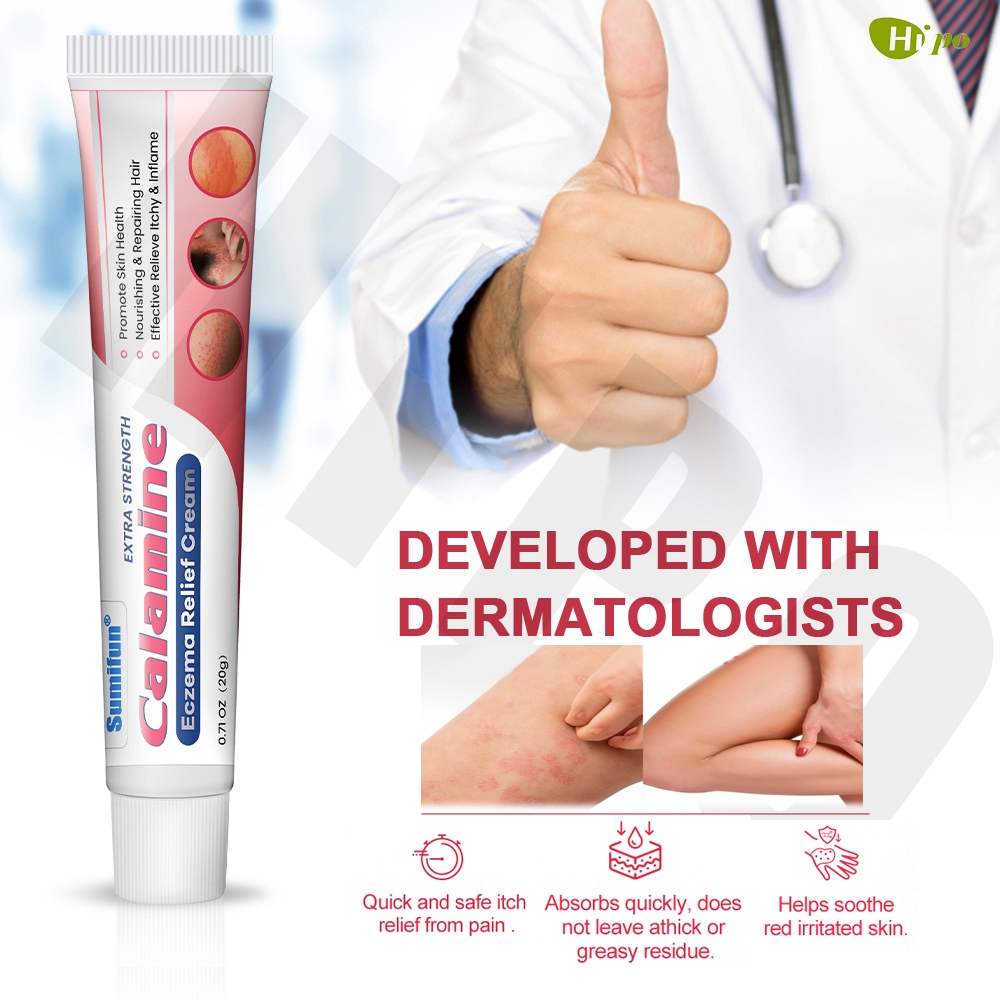 HIPO 20G Calamine Cream Itchy Anti-Rash Eczema Relief Skin Health Extra Strength Treatment ...