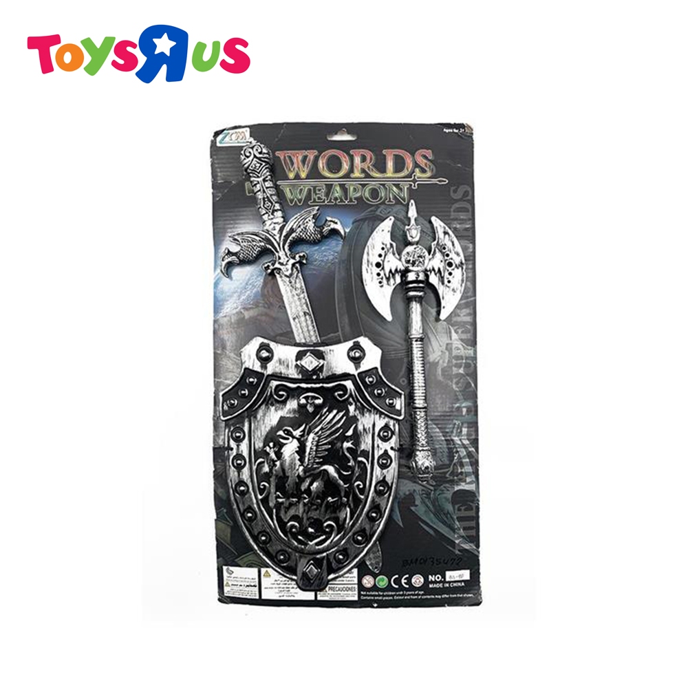 Swords Weapon with Axe And Shield Toy | Shopee Philippines