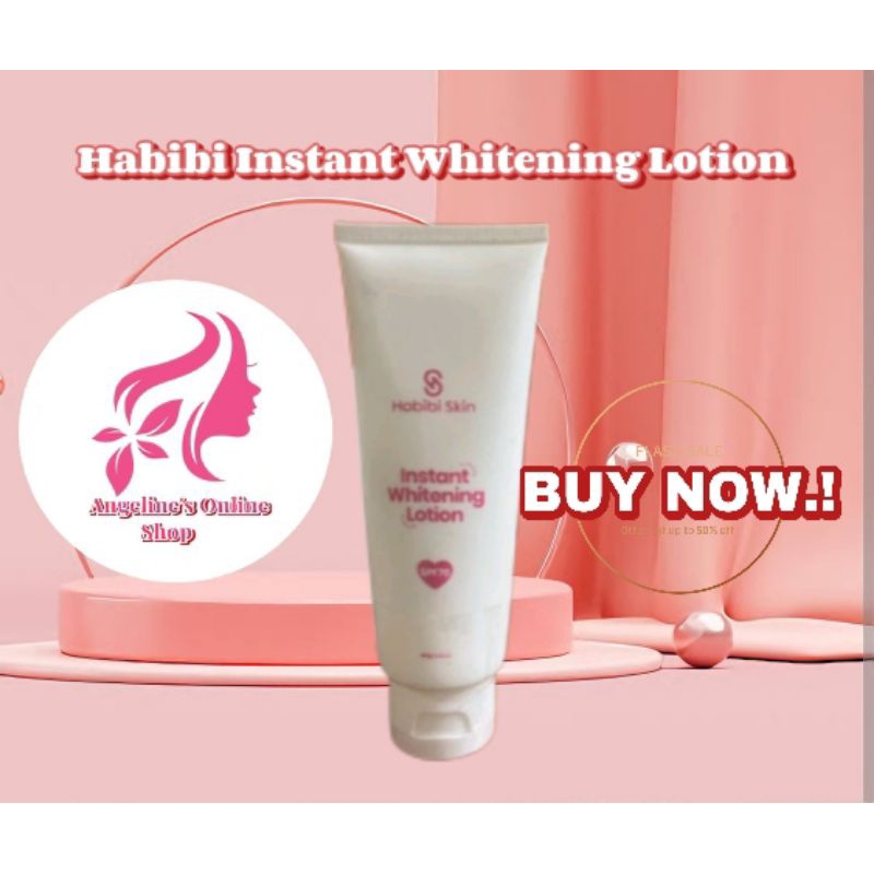 Habibi Skin Instant Whitening Lotion SPF80 | Shopee Philippines