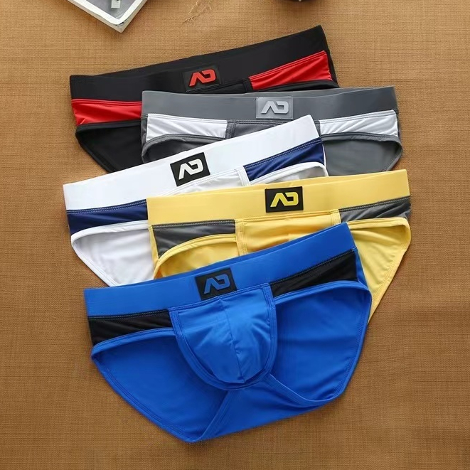 Addicted Men Plain Milk Silk High-Cut Briefs Man Underwear Boy ...