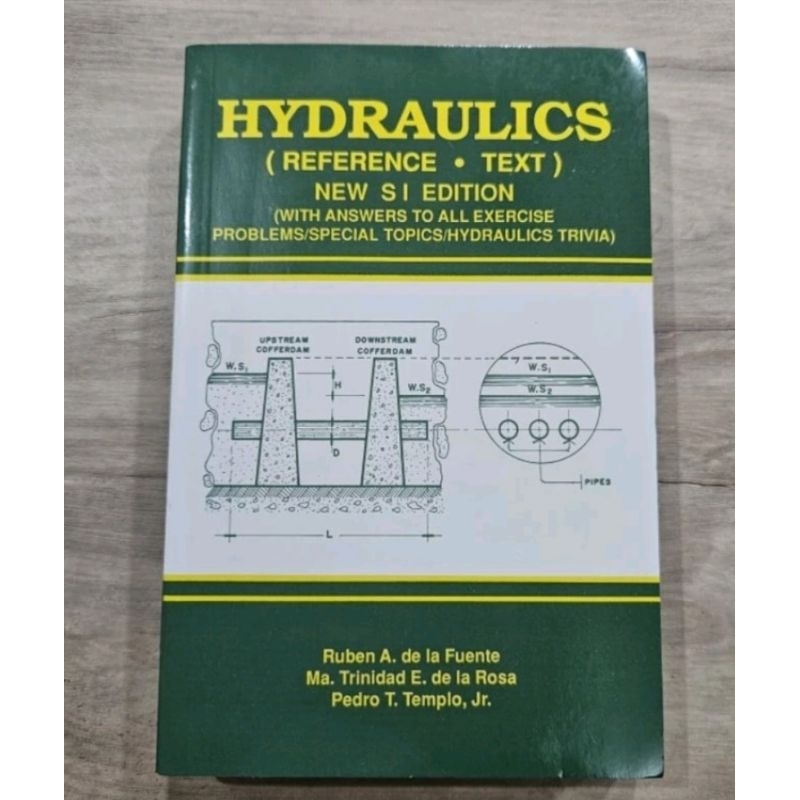 HYDRAULICS( REFERENCE..TEXT) NEW S1 EDITION) | Shopee Philippines