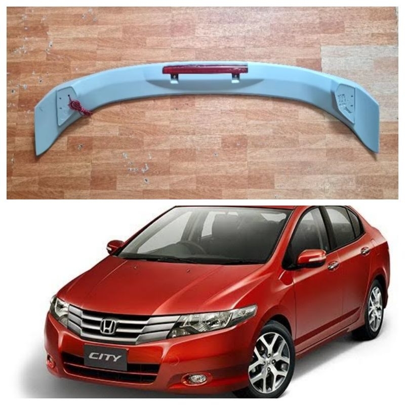 Honda City 2009 -2013 Unpainted Transformer Spoiler With 3rd Brake ...