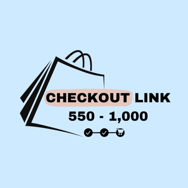 Live Selling Checkout Link Purpose Only (₱550 to ₱1,000) | Shopee ...