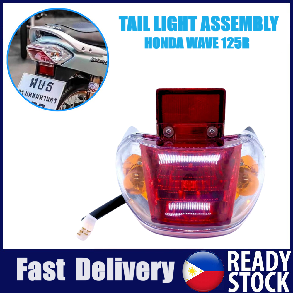 【Stock Local】Motorcycle Tail Light Assembly For HONDA Wave 125R ...