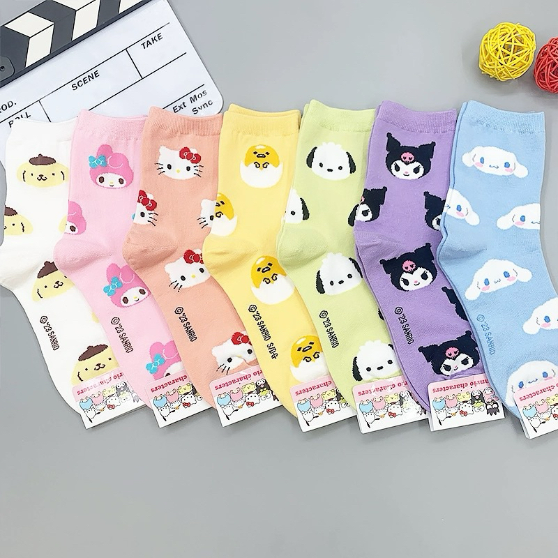Korean Socks • Kuromi Hello Kitty My Melody Sweetie• Iconic Socks • [H2 ...