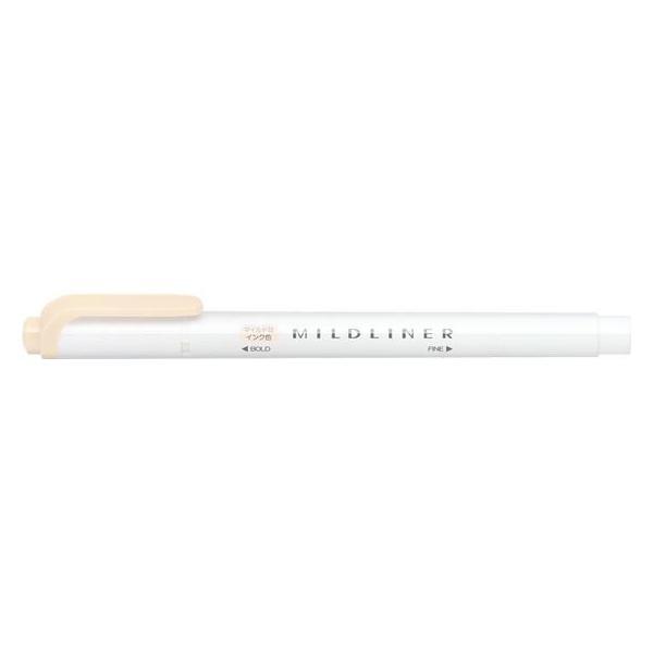 Zebra Mildliner MILD CREAM Double-Ended Highlighter (WKT7-MCR) | Shopee ...