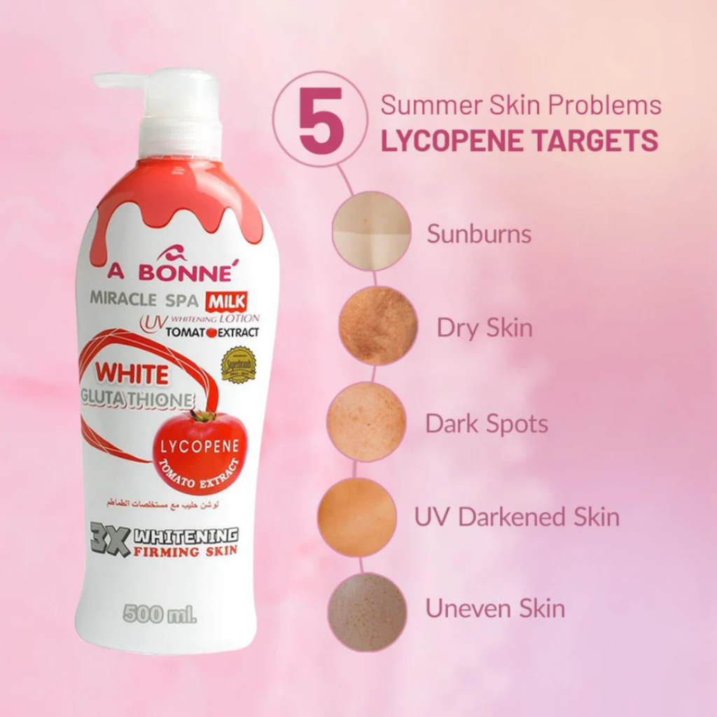 A BONNE LOTION WHITENING ORIGINAL (500ML) MILK COLLAGEN TOMATO GLUTA ...