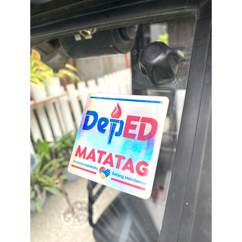 DEPED MATATAG V2 - Printed Vinyl Stickers | Shopee Philippines