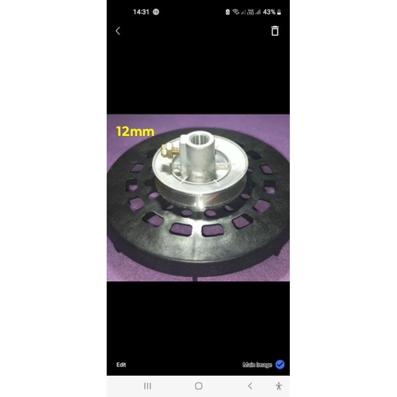 12mm pulley of washing machine second hand washing dryer parts | Shopee ...
