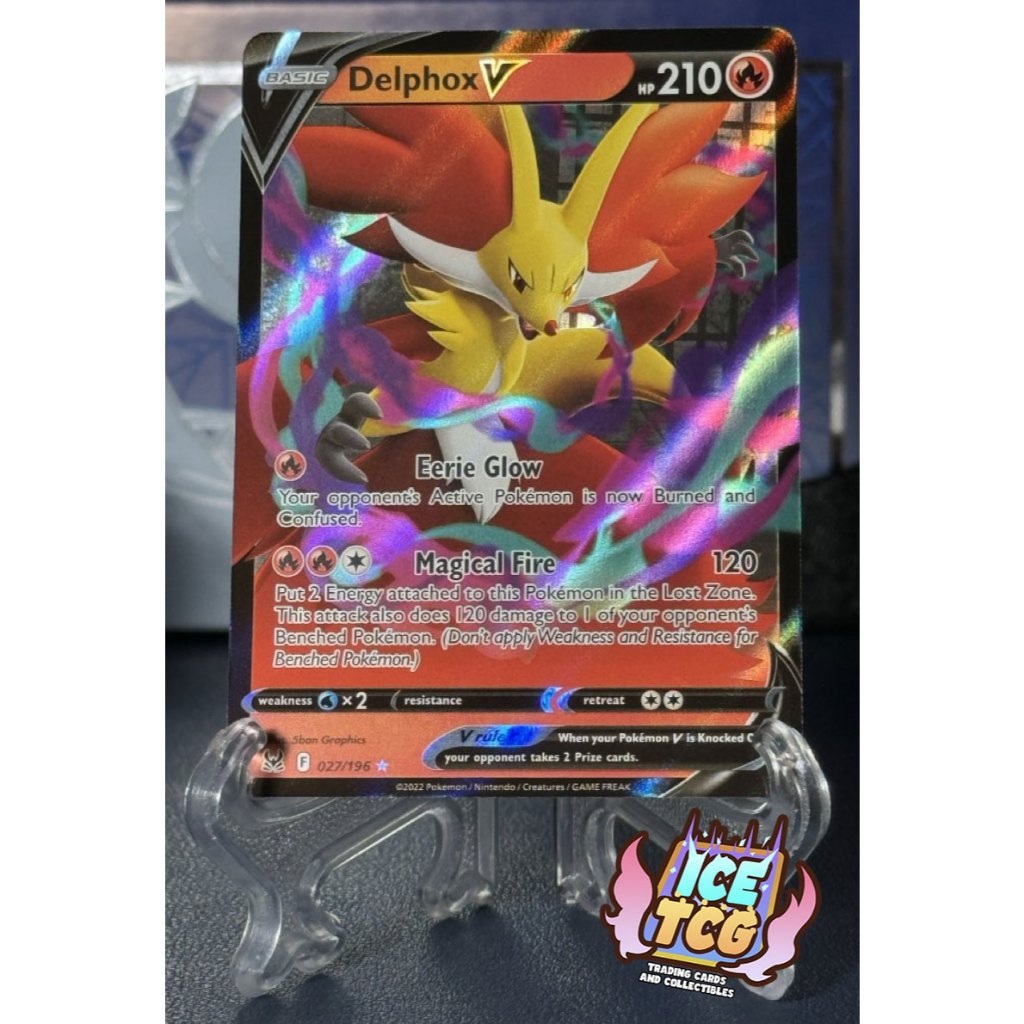 Delphox V - 027/196 - Ultra Rare (Lost Origin) | Shopee Philippines