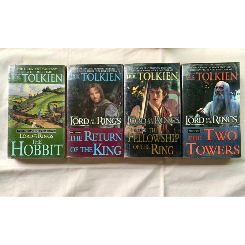 Lord of the Rings book set and The Hobbit / J.R.R. Tolkien | Shopee ...