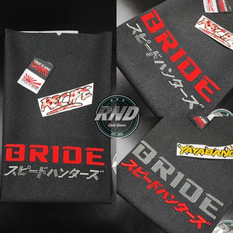 BRIDE V2 SANDPAPER/LIHA TEXTURE MOTORCYCLE SEAT COVER W/ FREE STICKER ...