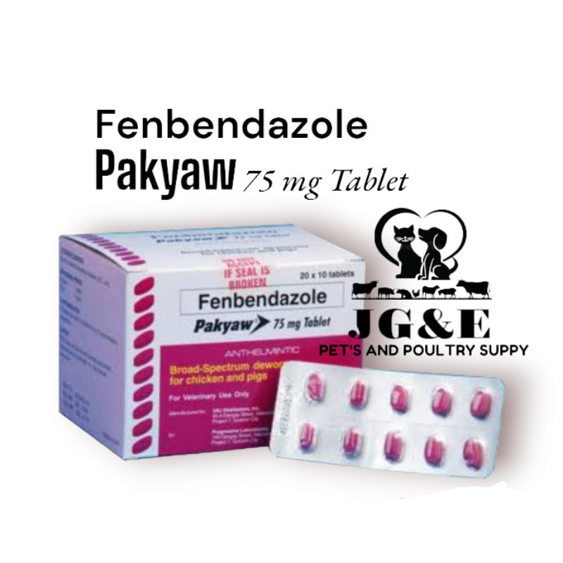 PAKYAW DEWORMER for Gamefowl ( SOLD BY 10's TABLET) | Shopee Philippines