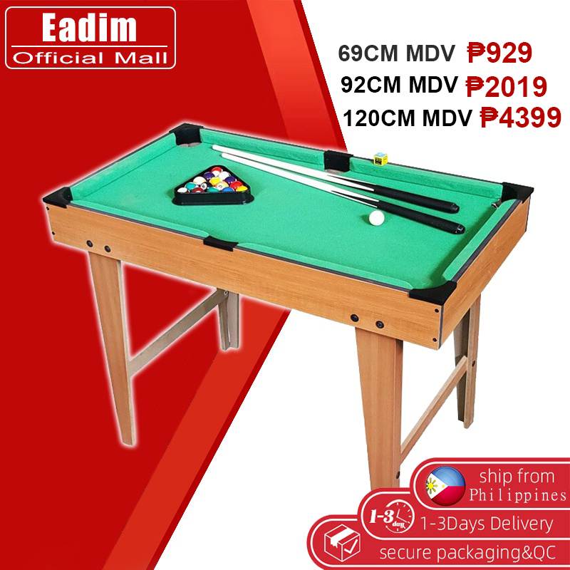 Mini Billiard Table for Kids Wooden With Tall Feet Pool Table Set Taco ...