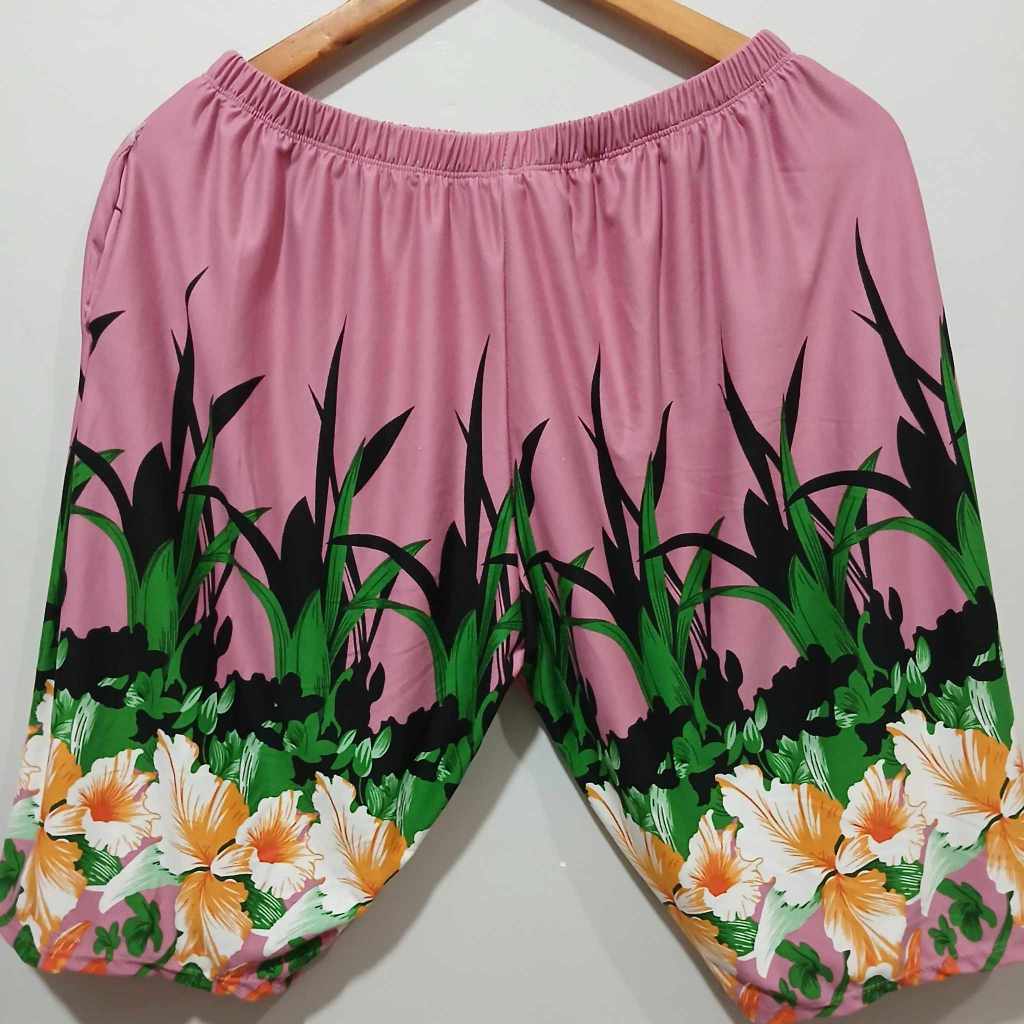 Plus Size Pambahay Tokong Shorts with pocket fit up to 3XL Below Knee ...