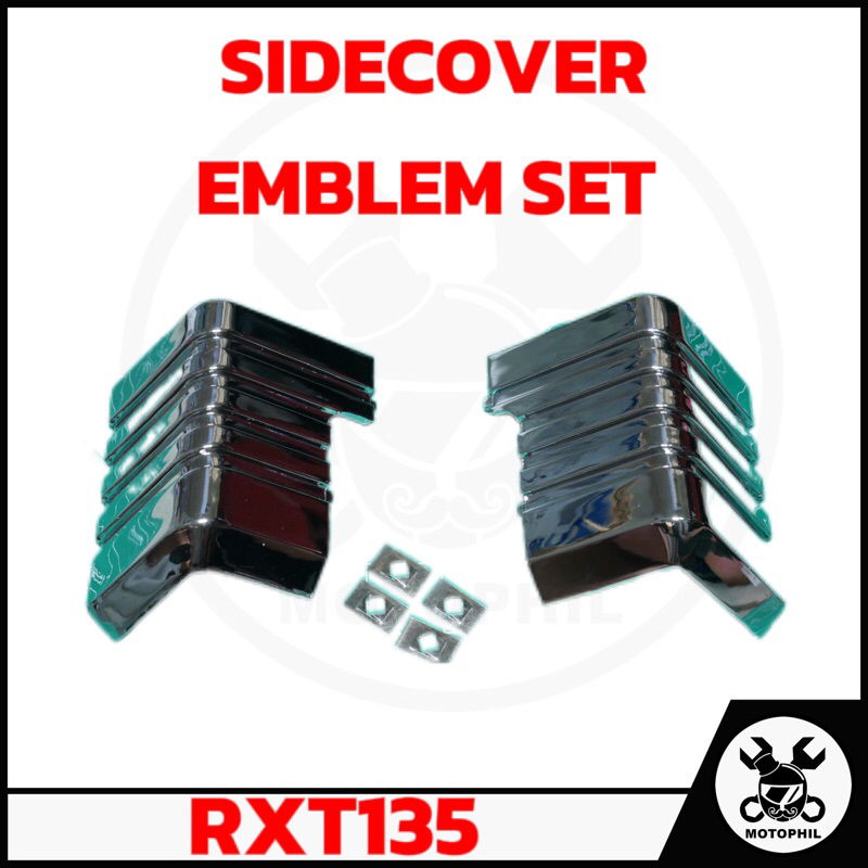 RXT 135 SIDE COVER CHROME EMBLEM SET YAMAHA | Shopee Philippines