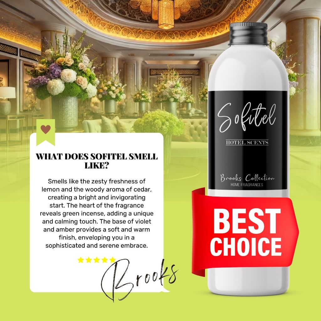 Brooks Sofitel Hotel Scents Water Based Waterbased Water based Oil ...