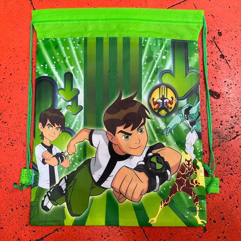 12pcs Ben10 Drawstring Bag / Ben10 giveaways bag / ben10 pouch bag ...
