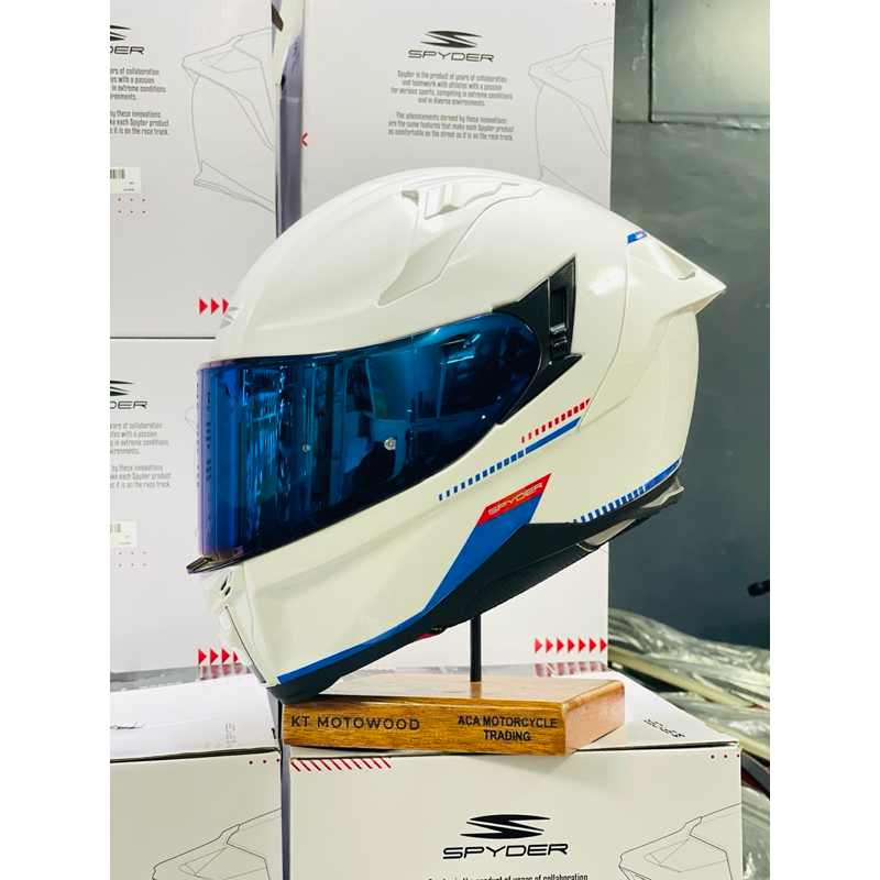SPYDER FURY V3 Fullface Dual Visor Helmet w/ FREE CLEAR VISOR | Shopee ...