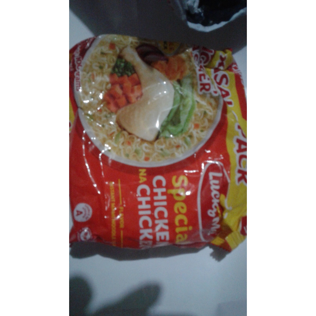 LUCKY ME LARGE PACK BIG CHICKEN FLAVOR NOODLES food HALAL 1 ONE PIECE ...