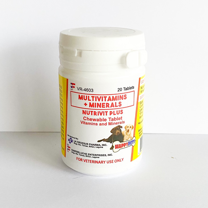 Nutrivit Plus Multivitamins and Minerals Chewable Tablets 20 Tablets ...