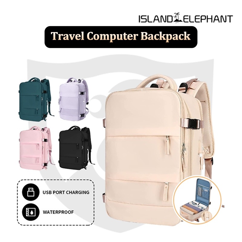 ISLAND ELEPHANT Travel Backpack For Women Laptop Breathable Large ...
