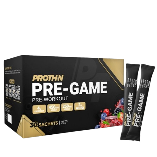 PROTHIN PRE-GAME PRE-WORKOUT 30 SACHETS MIXED BERRIES | Shopee Philippines