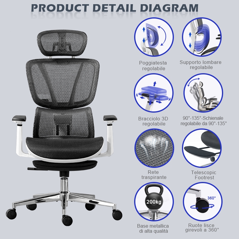 [COD] Office chair Ergonomic Chair Computer Chair Gaming Chair ...