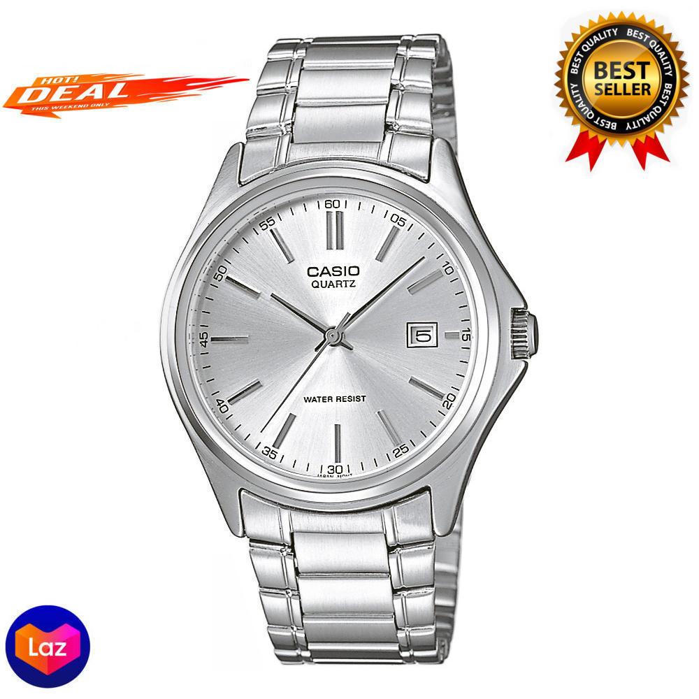 Casio Entice Date Water Resist Automatic Japan Movement All Silver ...