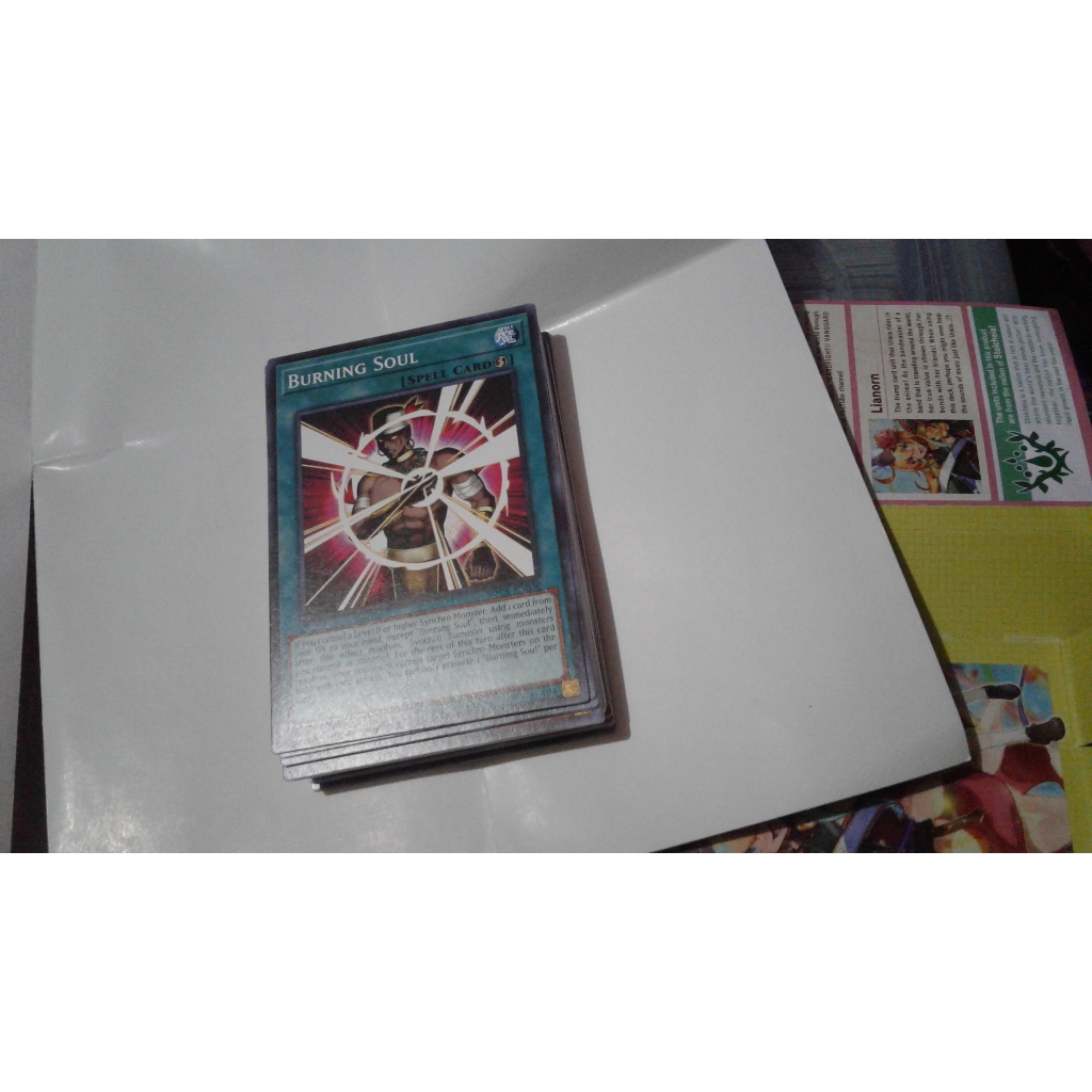 BURNING SOUL KONAMI YUGIOH 1 ONE PIECE CARD CRIMSON KING SDCK TCG ...