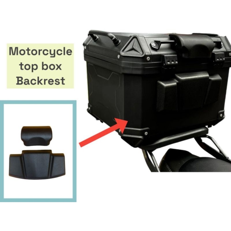 BACKREST FOR MOTORCYCLE TOP BOX 45L ALLOY / ALLOY LOOK TOP BOX | Shopee ...