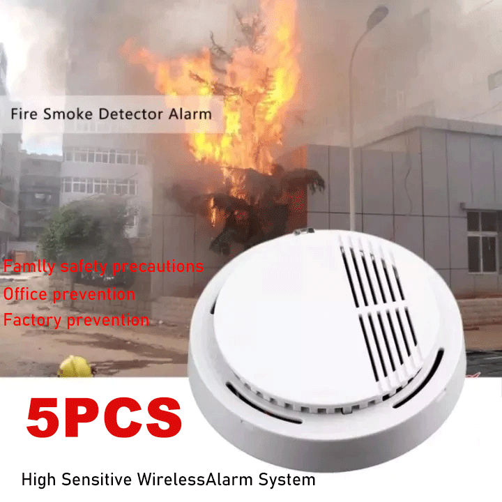Smoke Detector Kitchen Smoke Fire Detector High Sensitivity ...