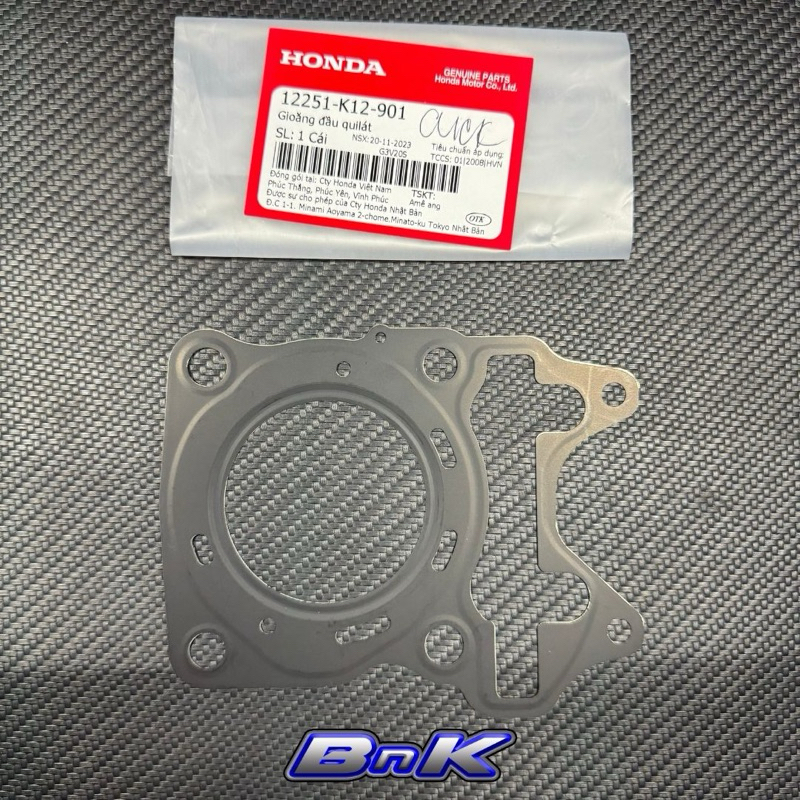 Honda gasket cylinder head CLICK125 I V2 genuine | Shopee Philippines
