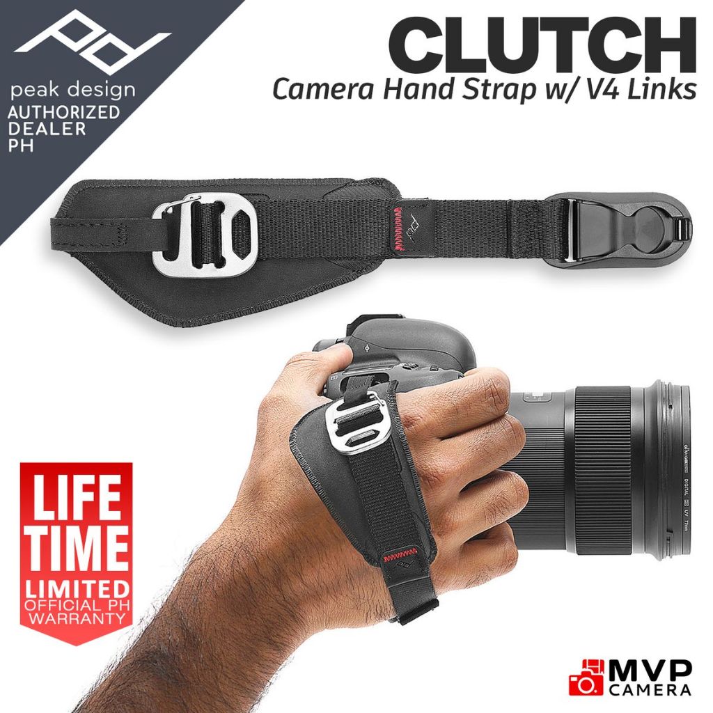 PEAK DESIGN CLUTCH Camera Hand Strap BLACK CL-3 MVP CAMERA | Shopee Philippines