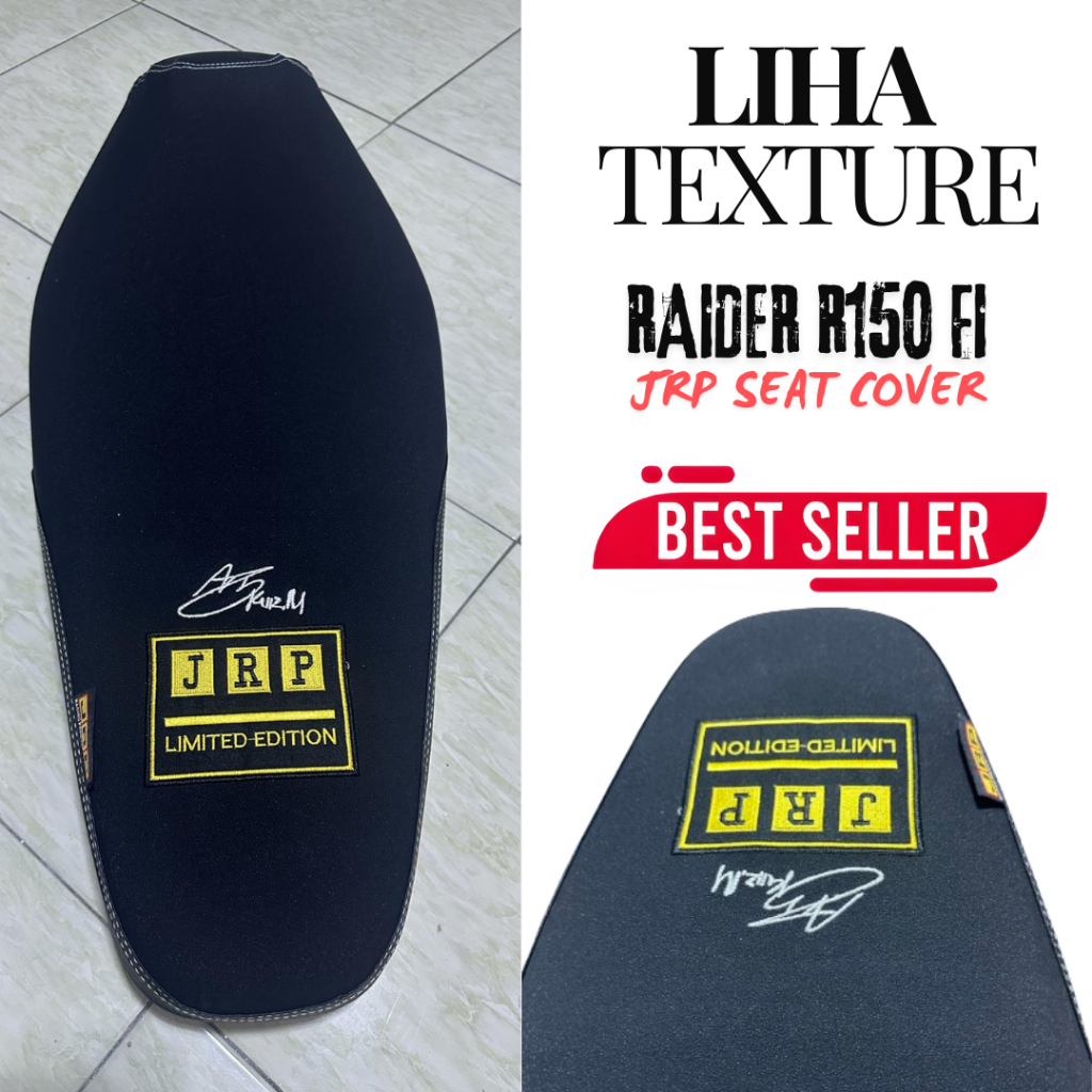 RAIDER R150 FI NEW JRP SEAT COVER LIMITED EDITION GOLD LIHA WITH ...
